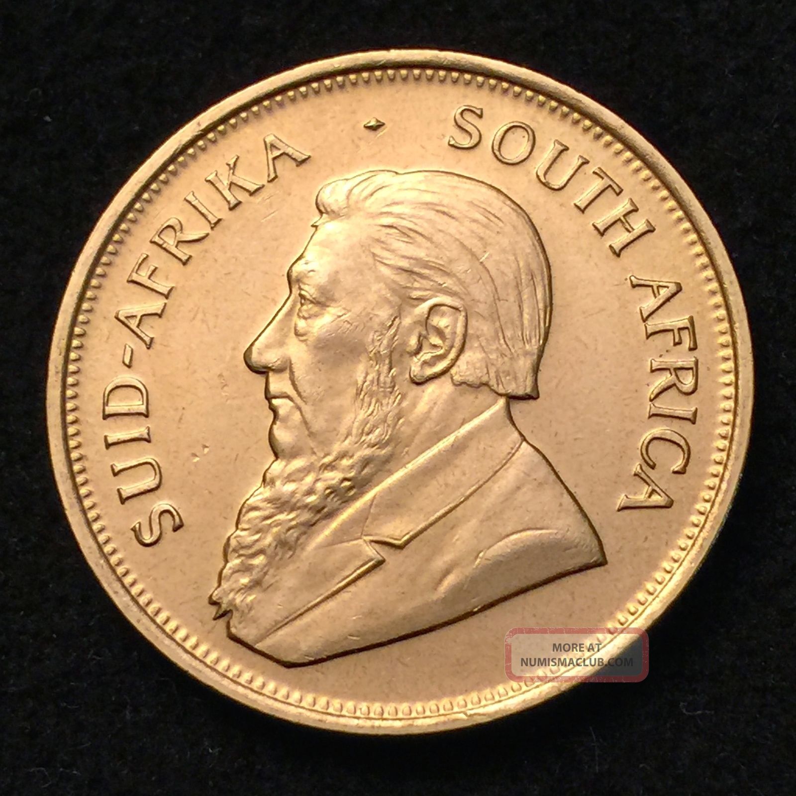 1975 1 Oz South African Gold Krugerrand Bullion Coin, 22 Kt Pure Gold