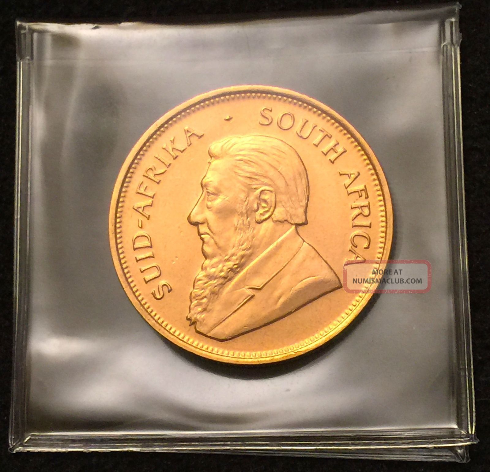 1975 1 Oz South African Gold Krugerrand Bullion Coin, 22 Kt Pure Gold