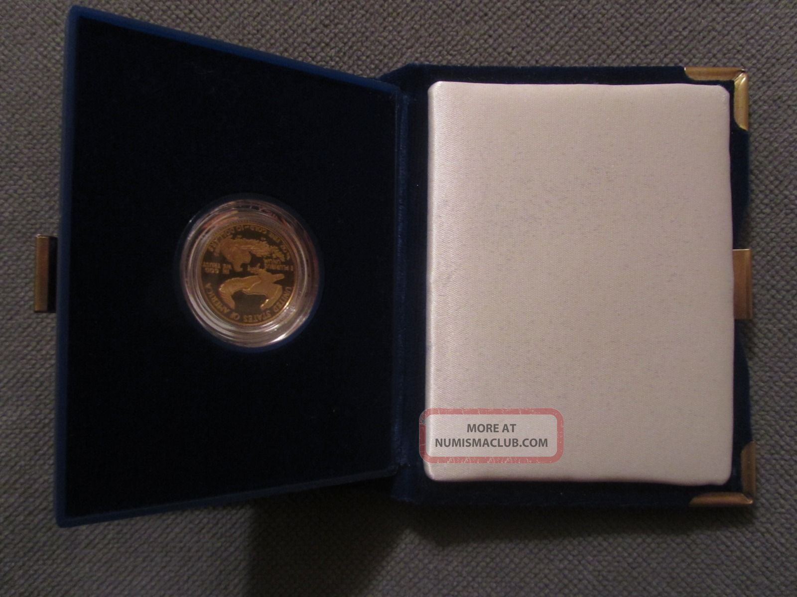 1990 P - Quarter Ounce Proof Gold Bullion Coin American Eagle W/ Box