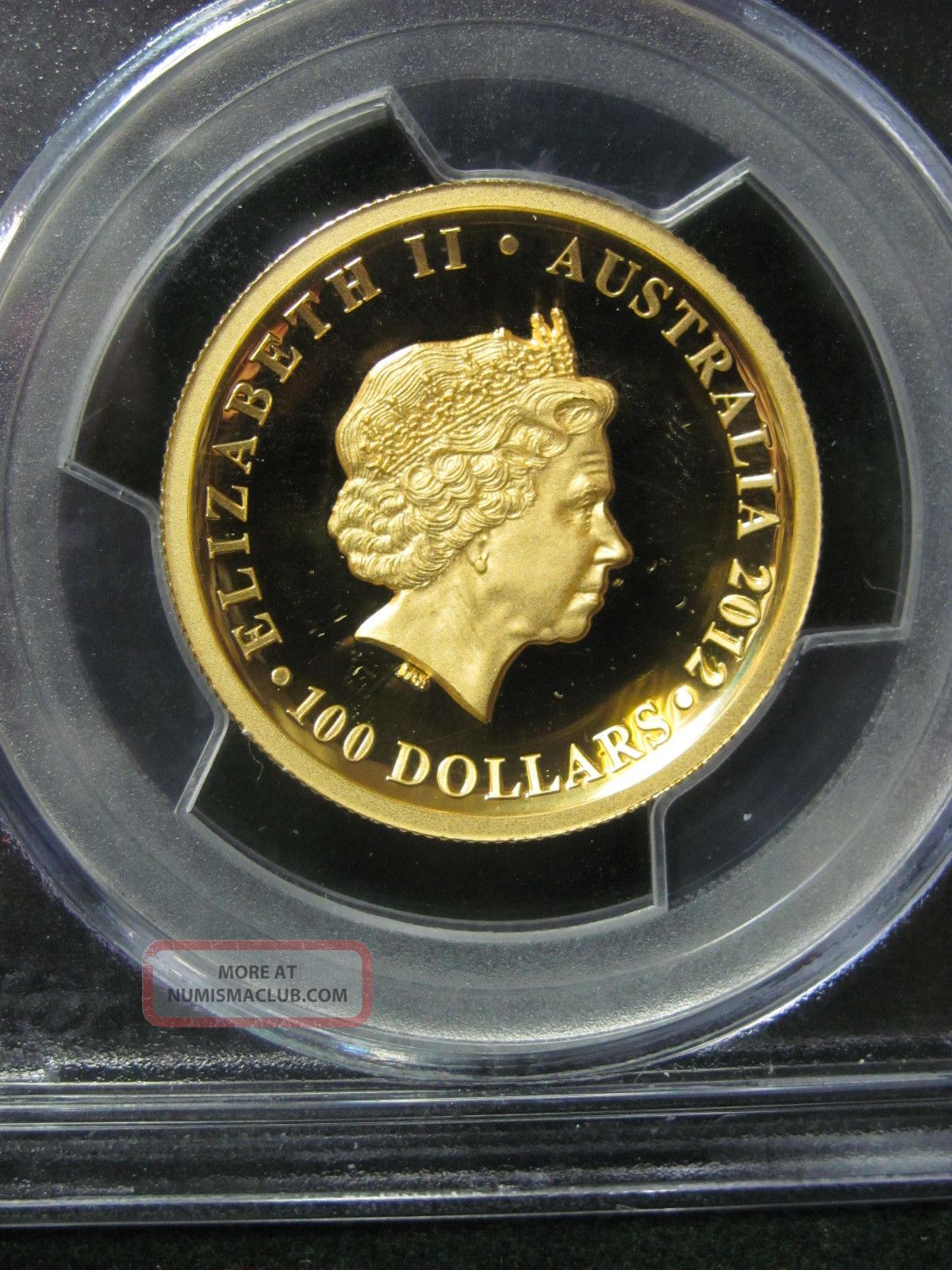 2012 - P 1 Oz Proof Gold High Relief Koala Pcgs Pr - 69 First Strike