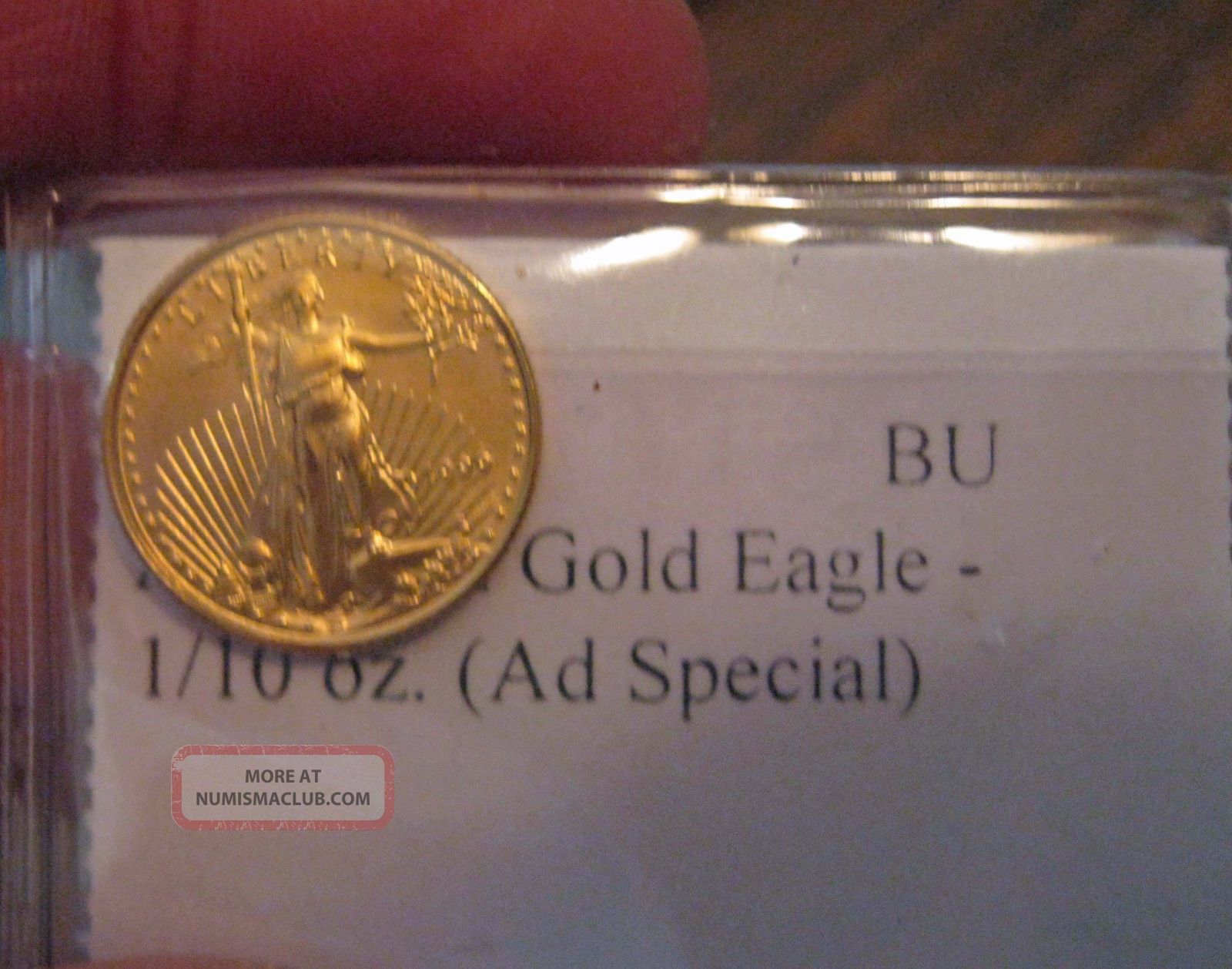 1999 Gold Eagle United States $5 Coin 1/10 Oz Uncirculated