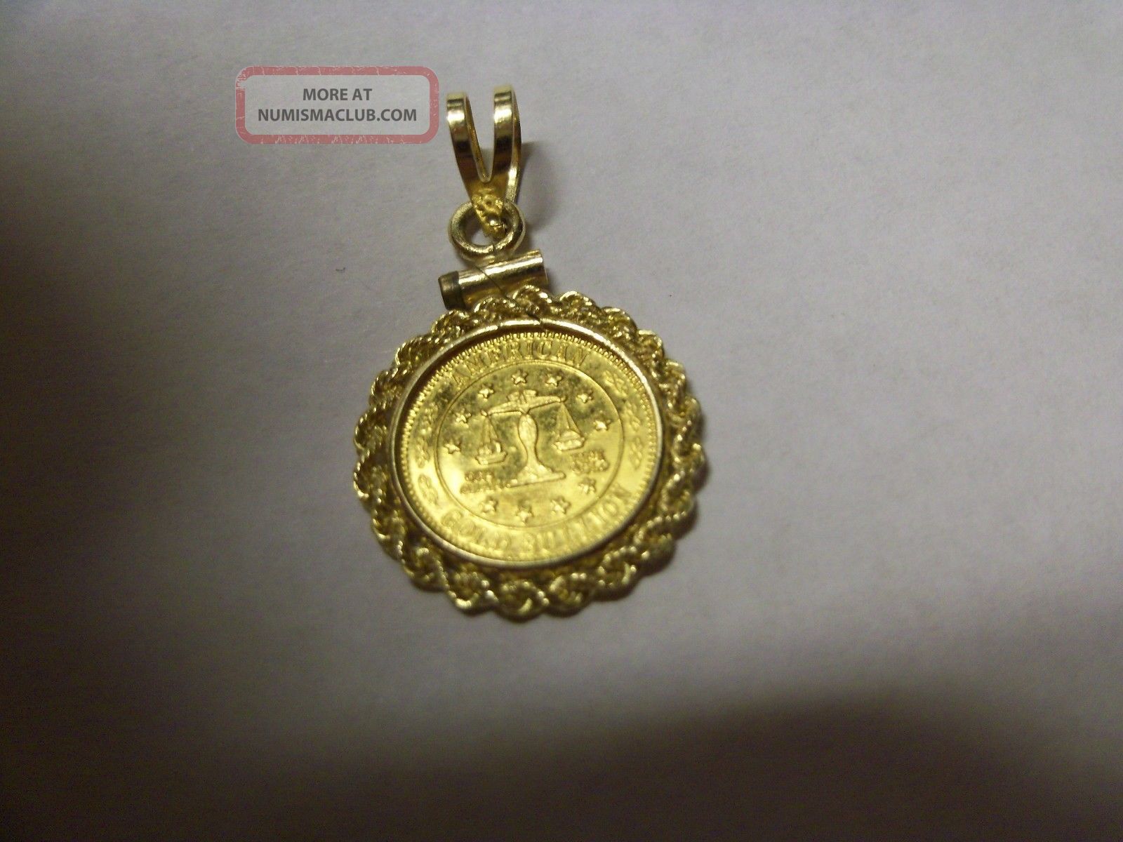 1 Gram Pure 24k Gold Coin (with Bezel