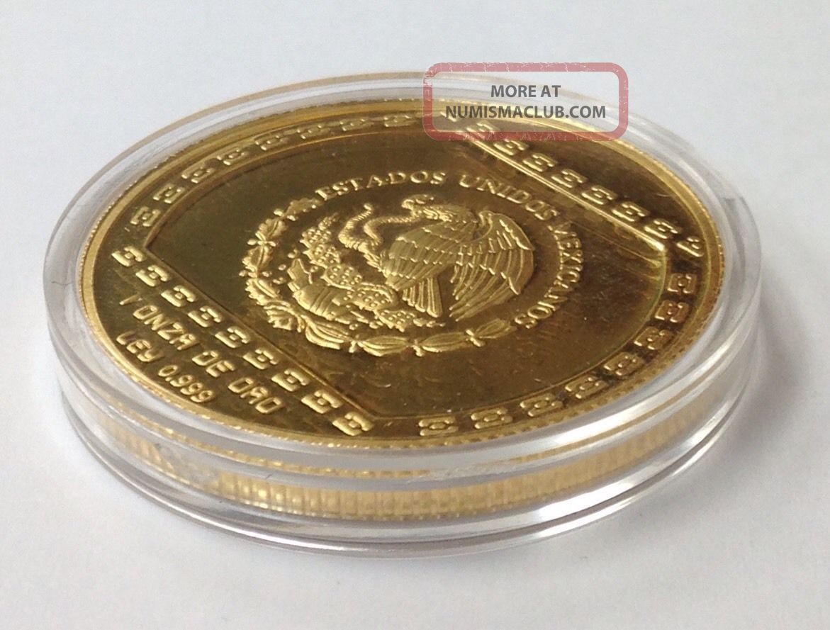 1993 Mexico 100 Nuevo Pesos Proof Gold Hacha Ceremonial Coin