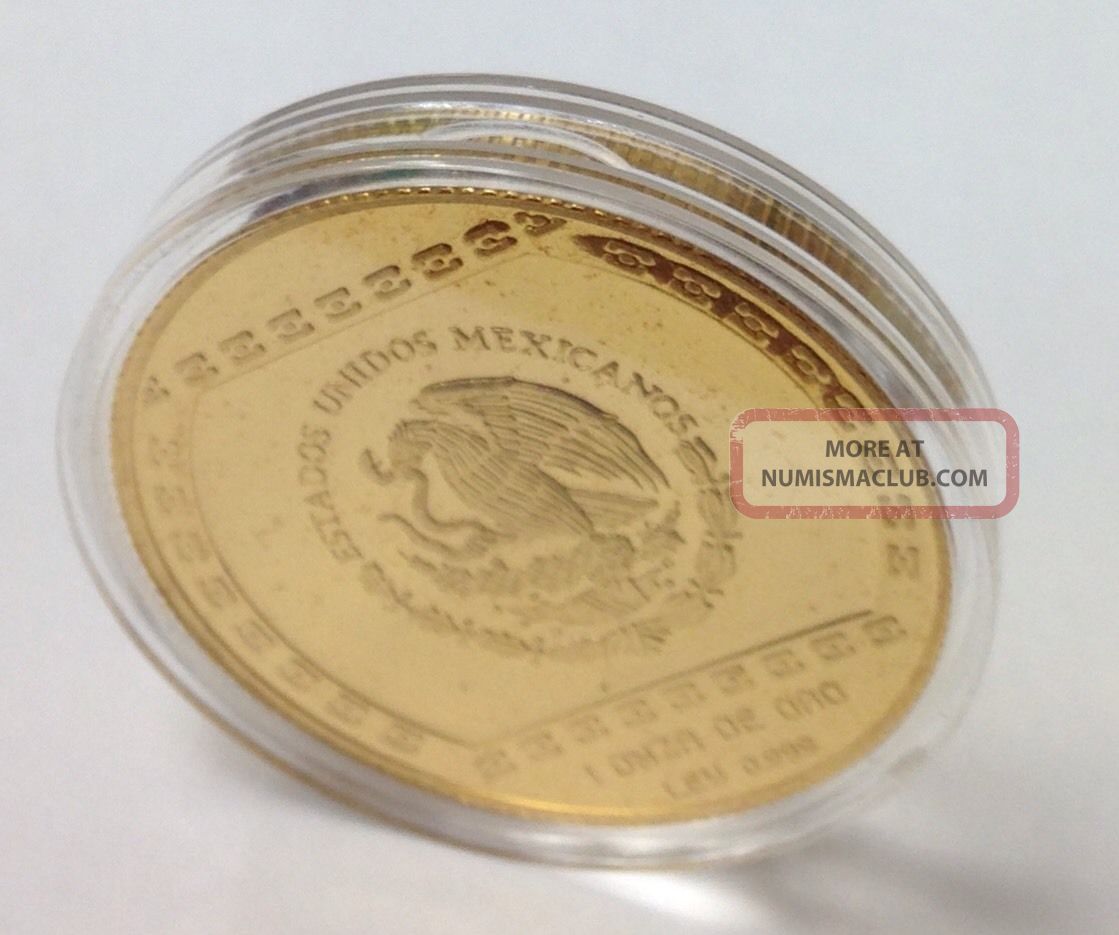 1993 Mexico 100 Nuevo Pesos Proof Gold Hacha Ceremonial Coin