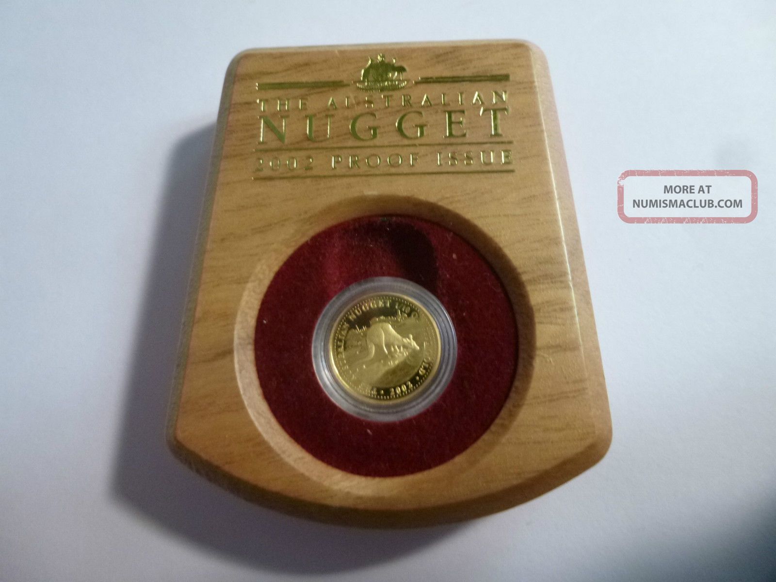 2002 1/10 Oz Australian Proof Gold Nugget Coin