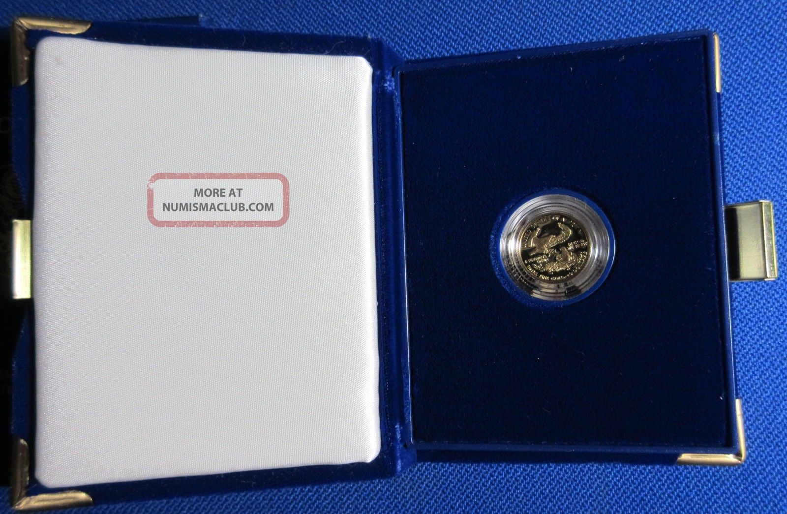 1993 Us Issued Proof Gold $5 Us Eagle 1/10th Oz. Pure. Includes Box