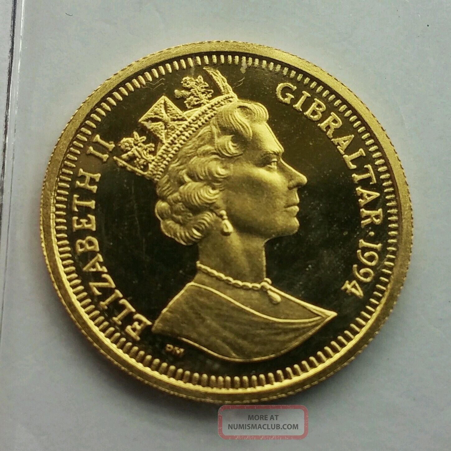 1994 Gibraltar 1/10 Gold Pekingese Dog Very Scarce