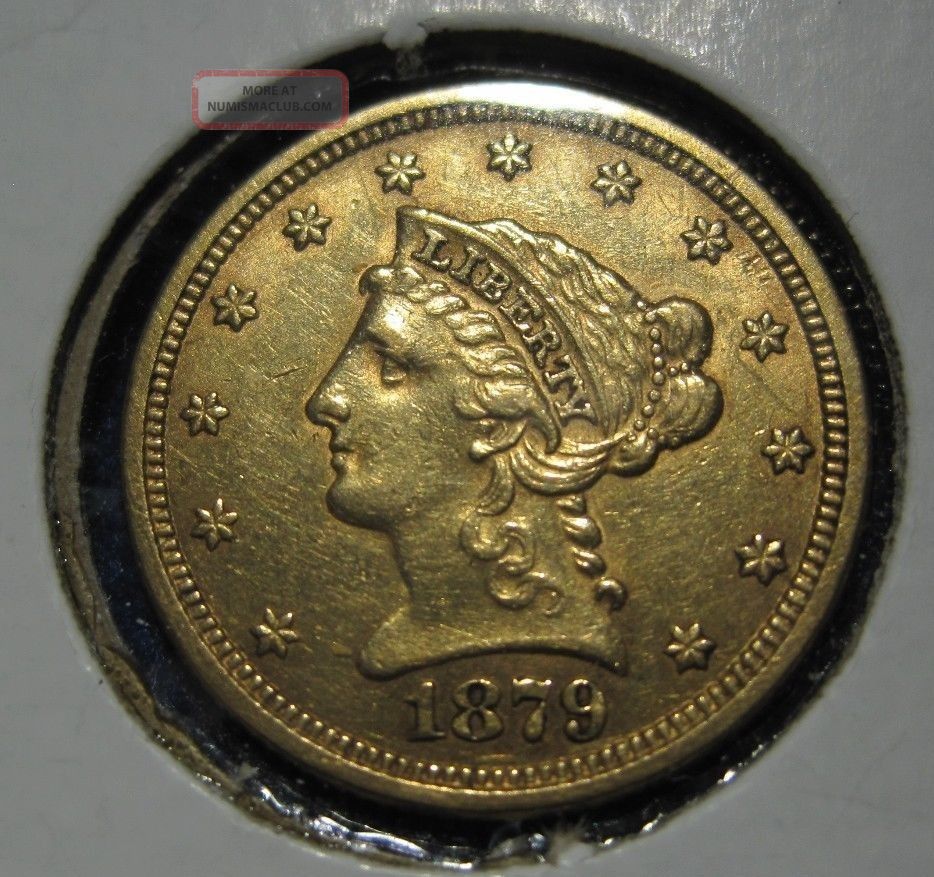 1879 2. 50 Gold Liberty Head Quarter Eagle