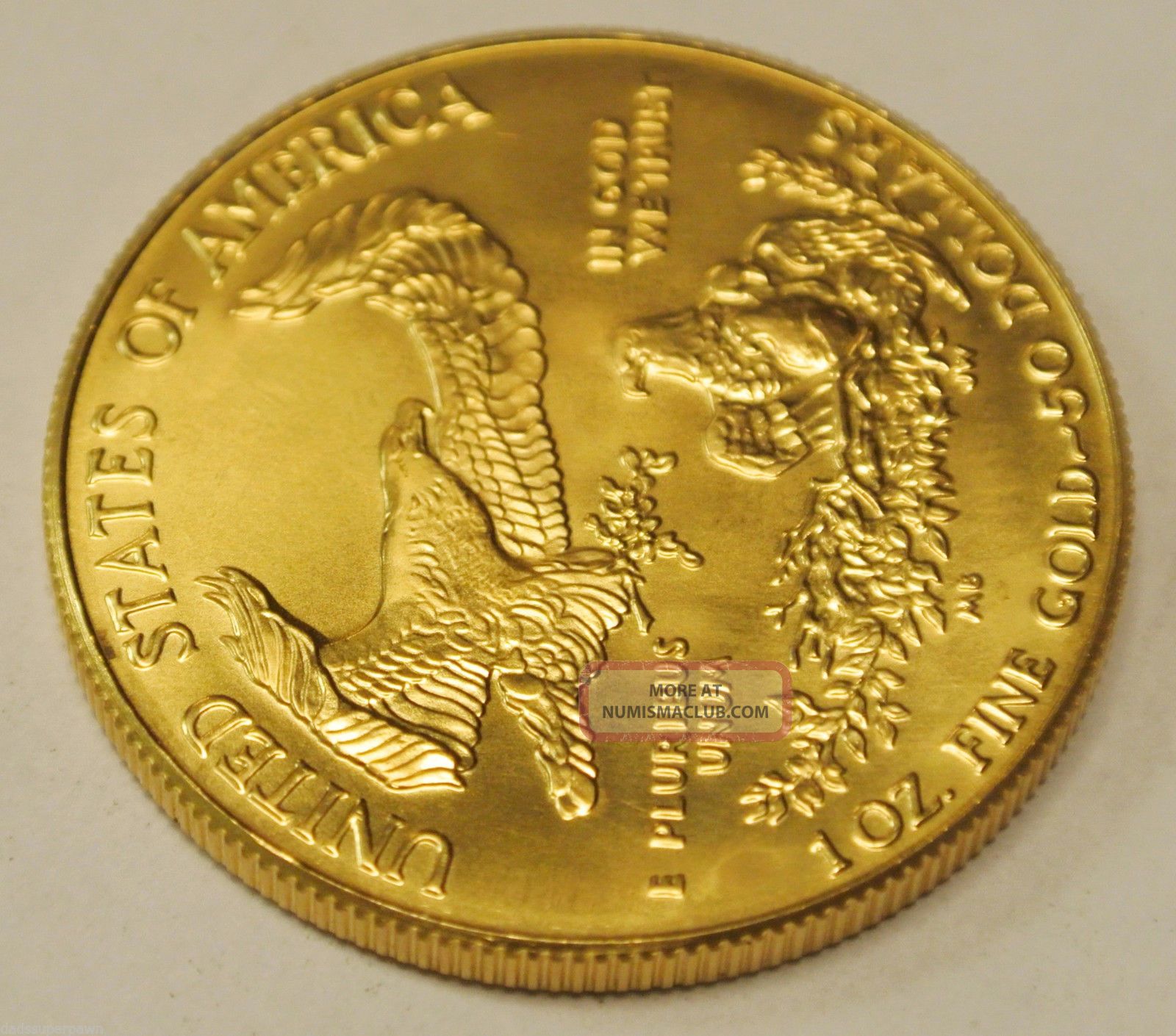 (1) 1986 $50 1oz. 999 Gold American Eagle Coin - First Year