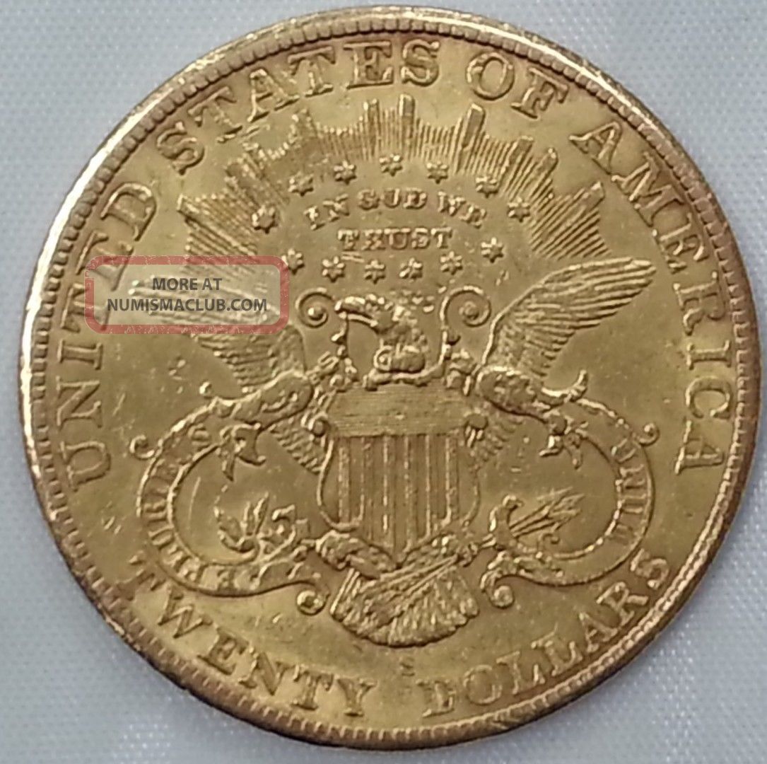 1902 - S $20 American Liberty Head Double Eagle Gold Coin Rare