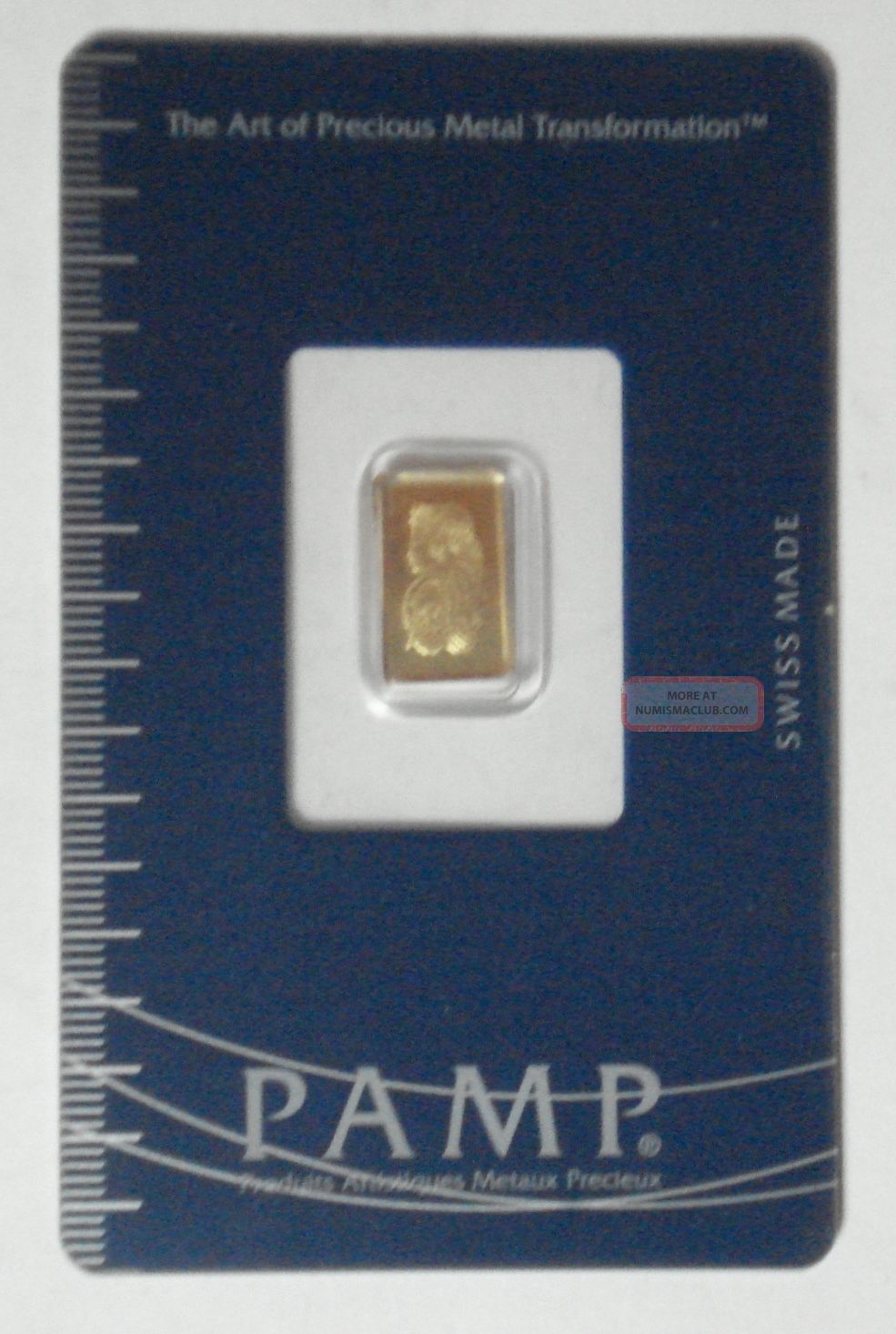 1 Gram Pamp Gold Bar. 9999 Pure 1 Day 1gr. 1 Gr