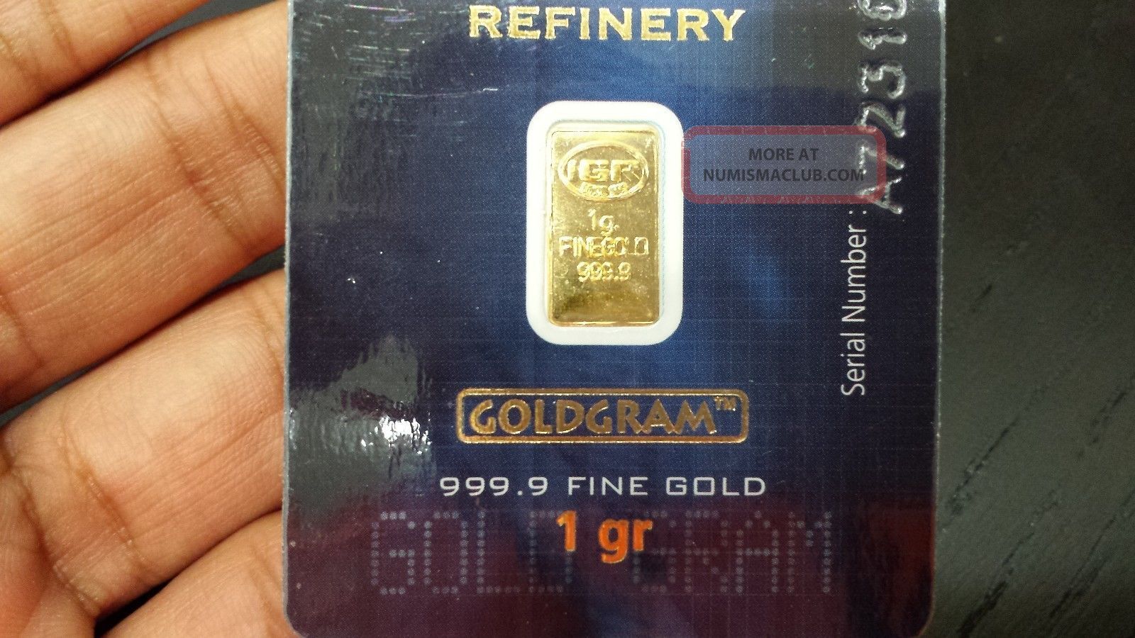 Iar Istanbul Gold Refinery 999. 9 Fine Gold 1. 0 Gram