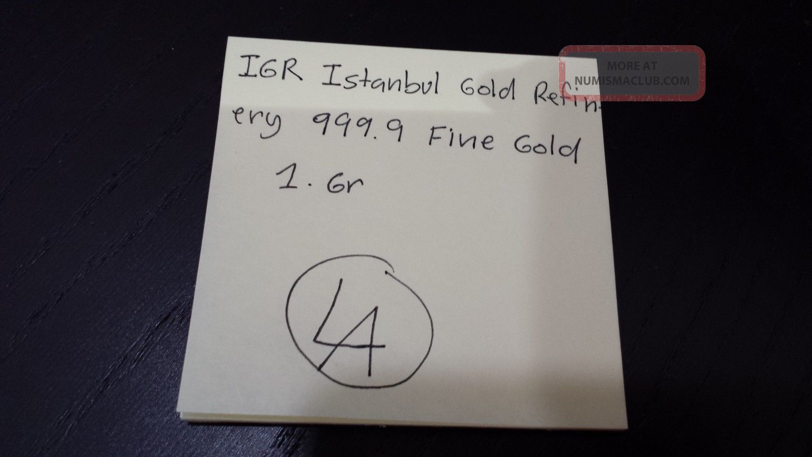 Iar Istanbul Gold Refinery 999. 9 Fine Gold 1. 0 Gram