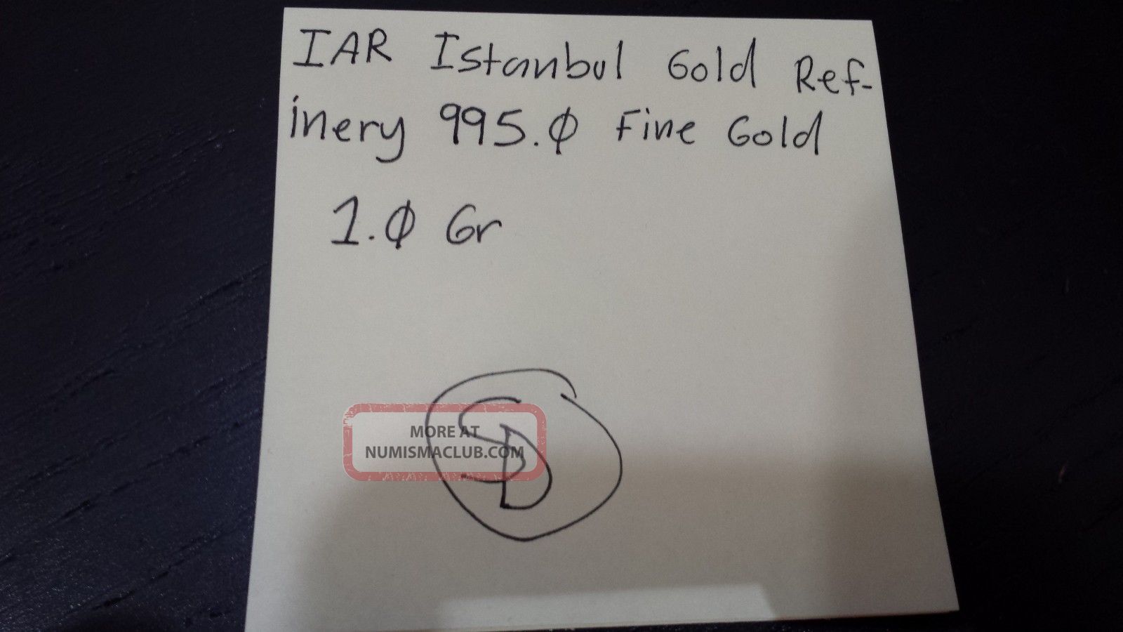 Iar Istanbul Gold Refinery 995. 0 Fine Gold 1. 0 Gram