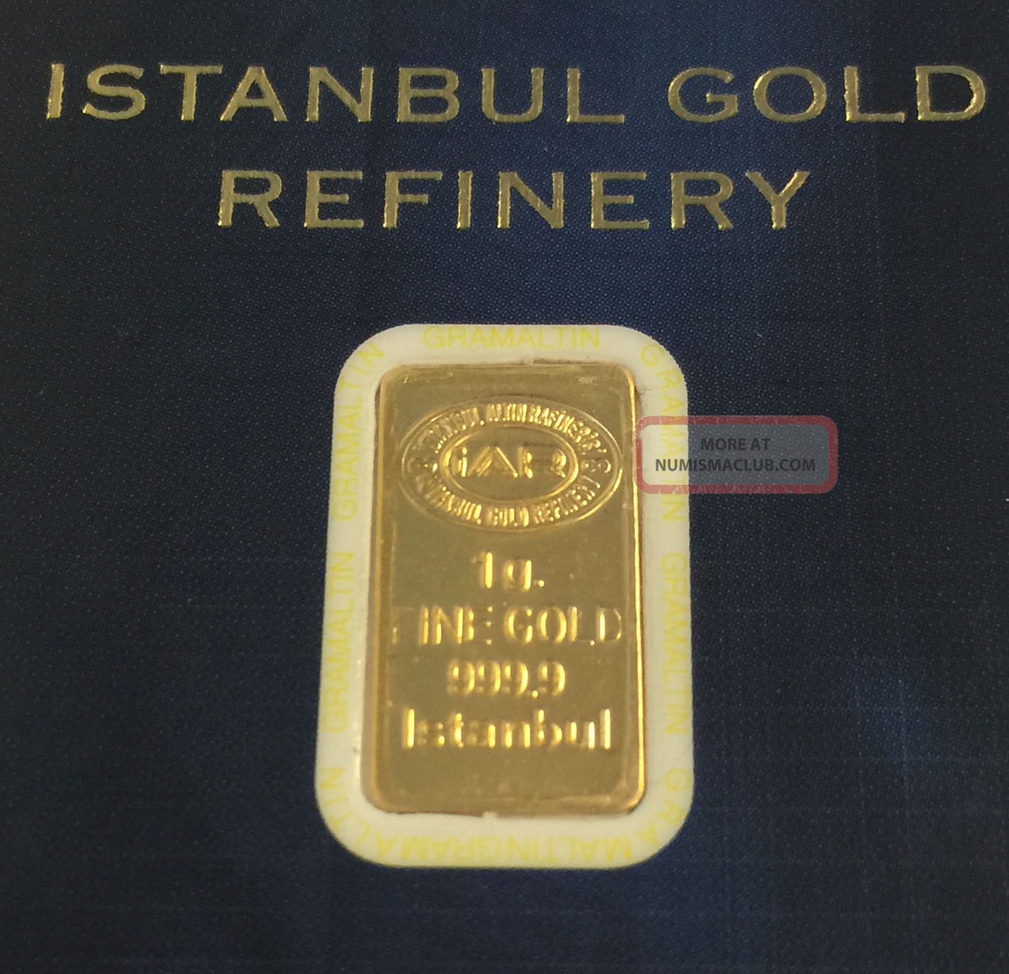Istanbul Gold Refinery 1g Gold Bar - 999. 9 Fine Gold Igr Goldgram ...