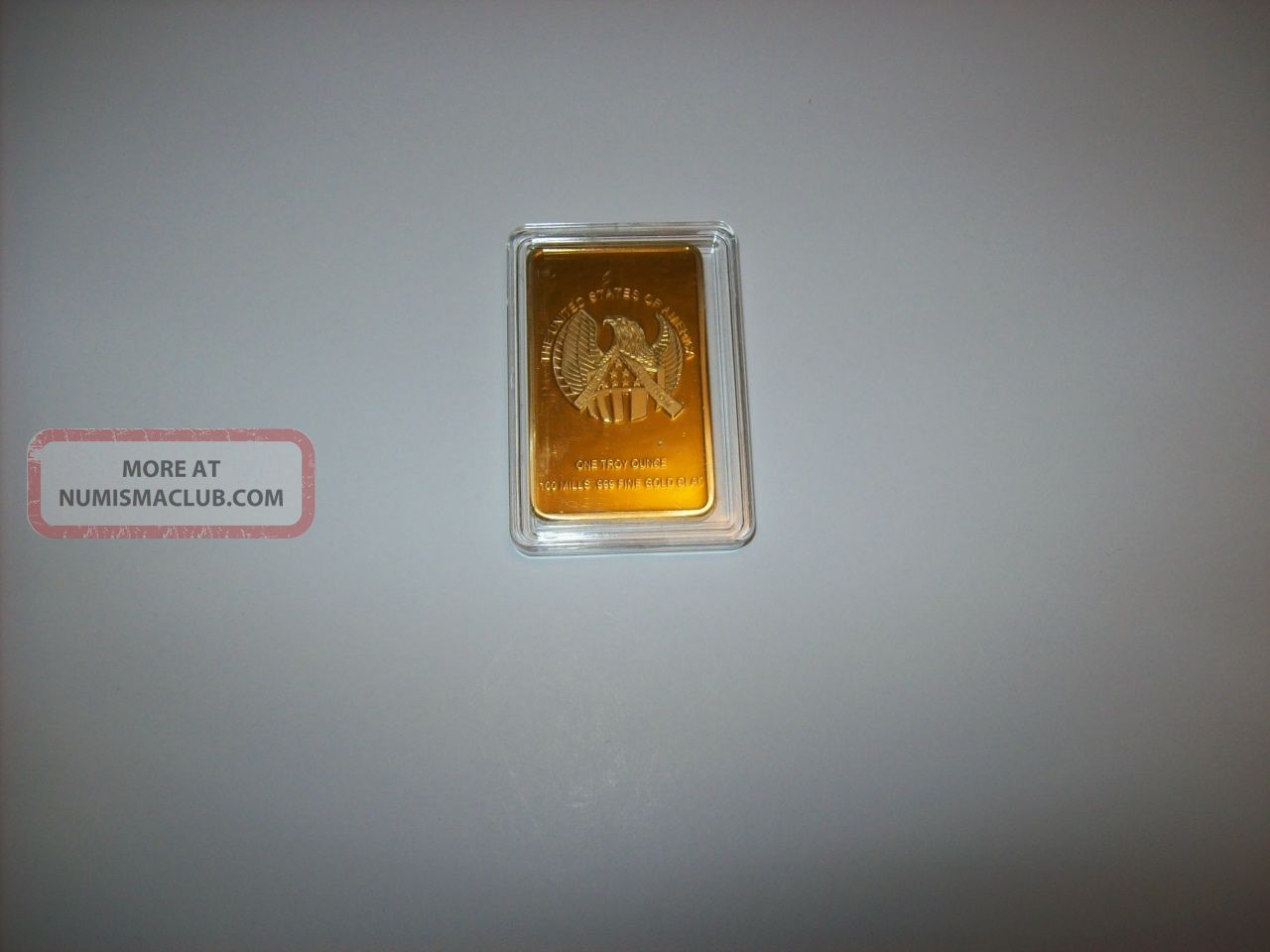 United States Of America One Troy Ounce. 999 Fine Gold Clad
