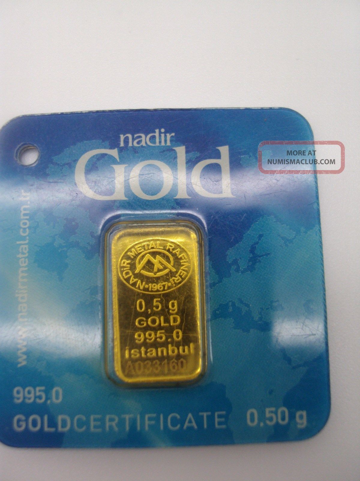 Fine Gold (1/2 Gram) 995/1000 24 K Nadİr Gold 0, 50 Gram Lmba Certificate