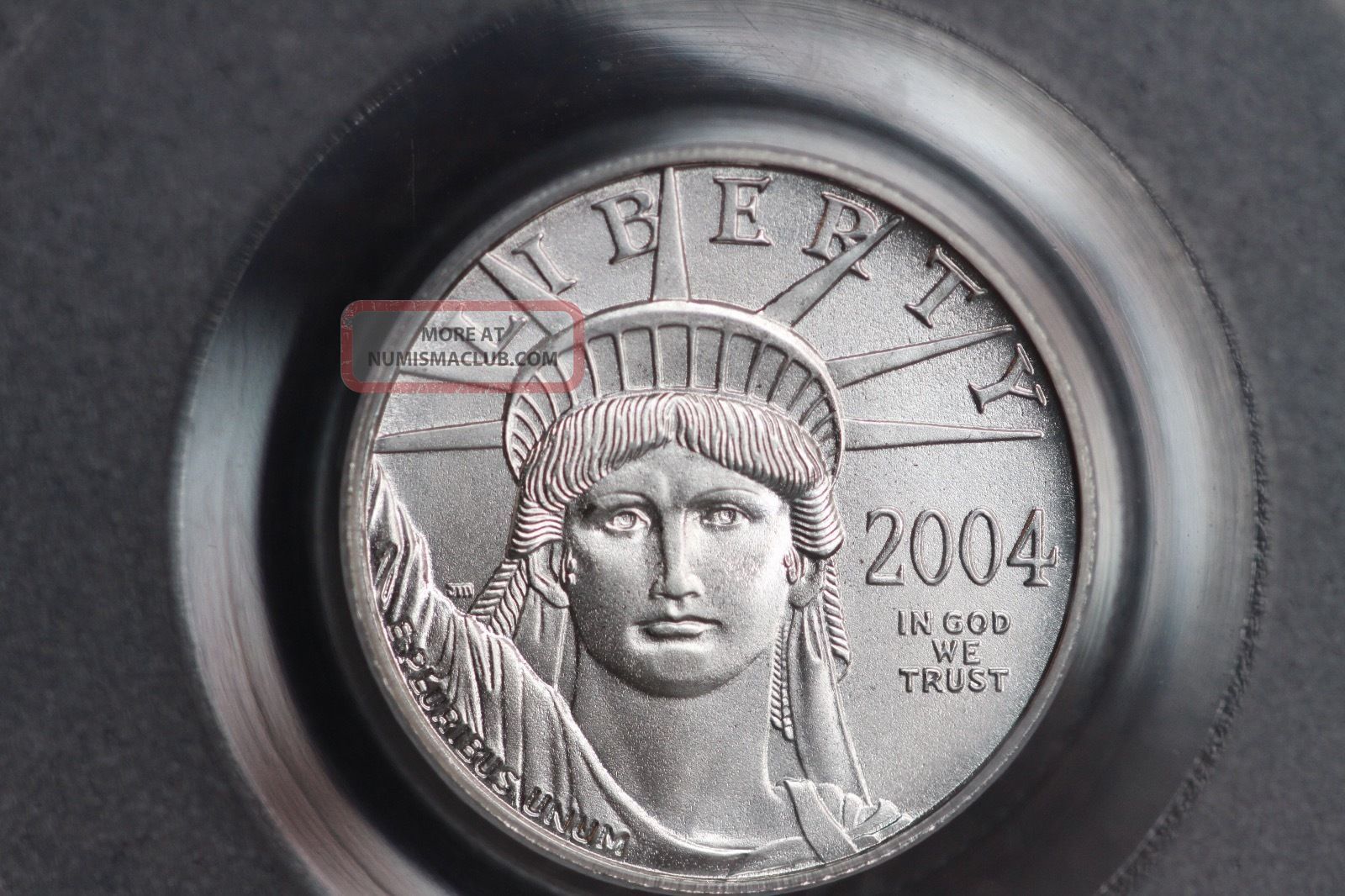 2004 - W 1/10 Oz Statue Of Liberty Platinum