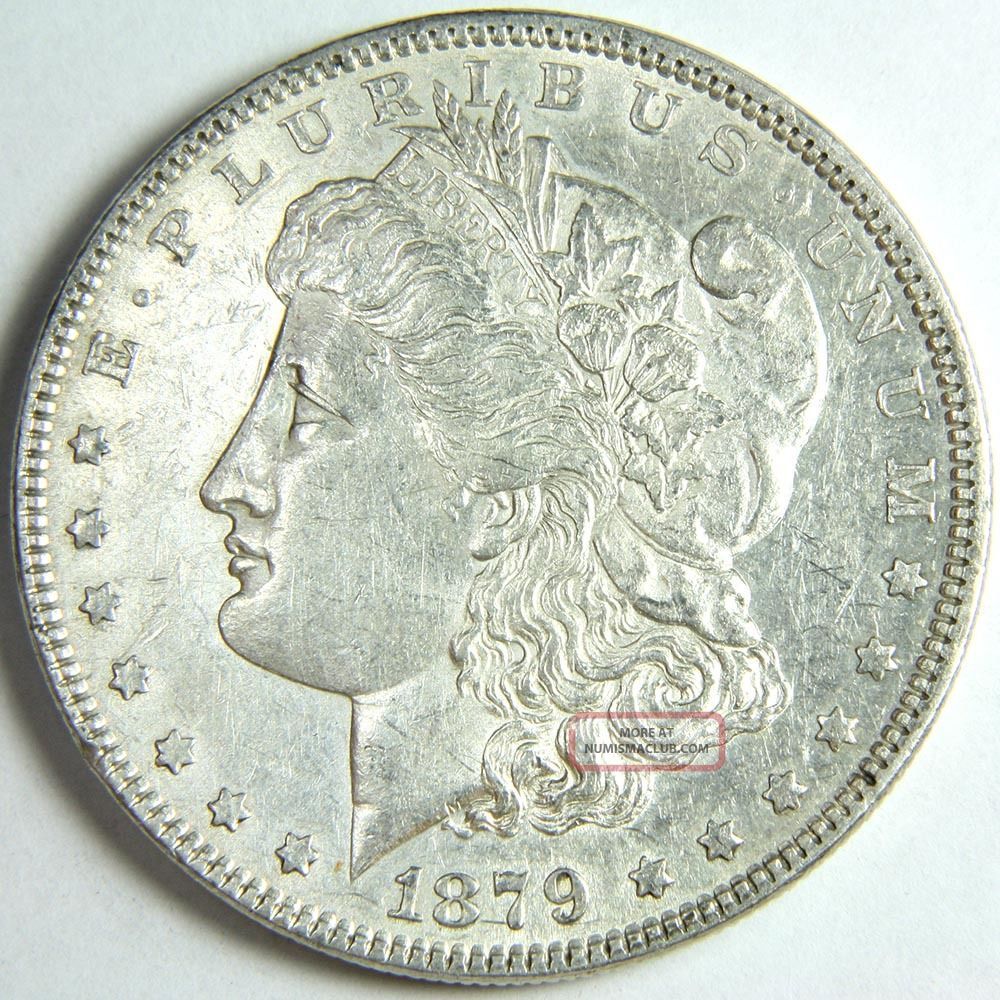 1879 P Morgan Silver Dollar Us Coin 7420