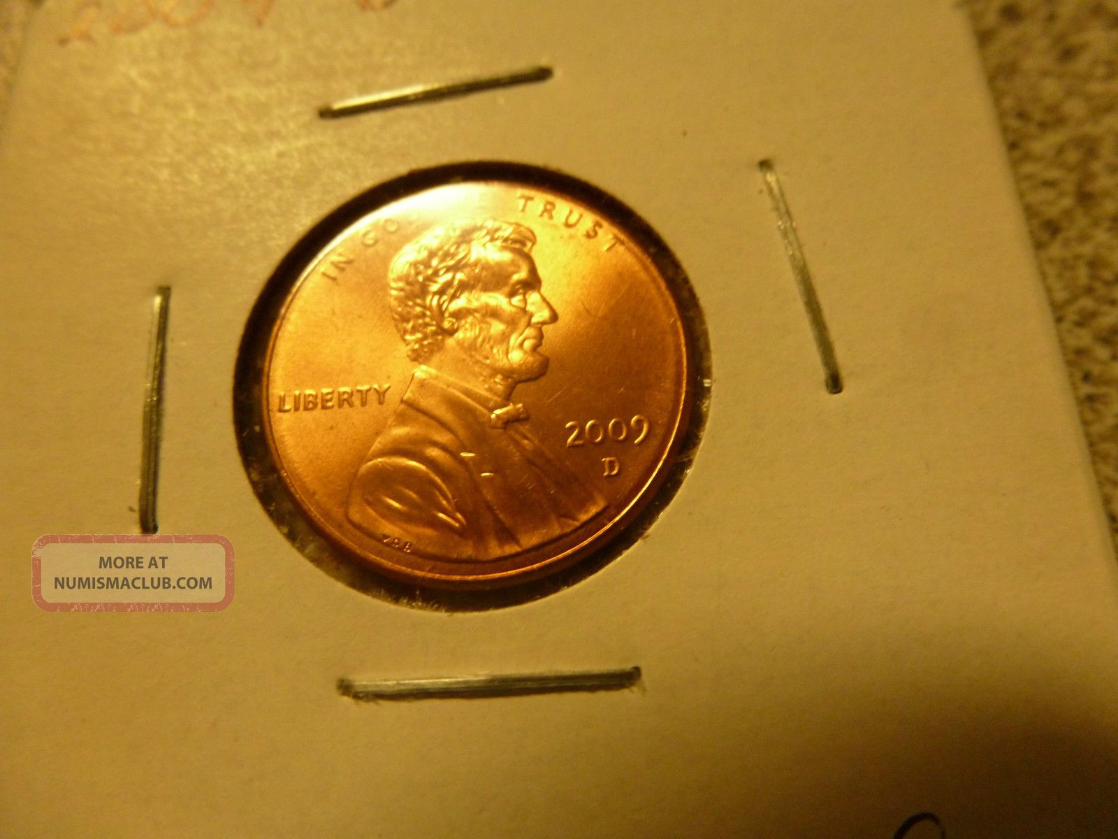 2009 D denver Lincoln Cent One Penny Professional Life 2009 D denver Lincoln Cent One Penny Professional Life