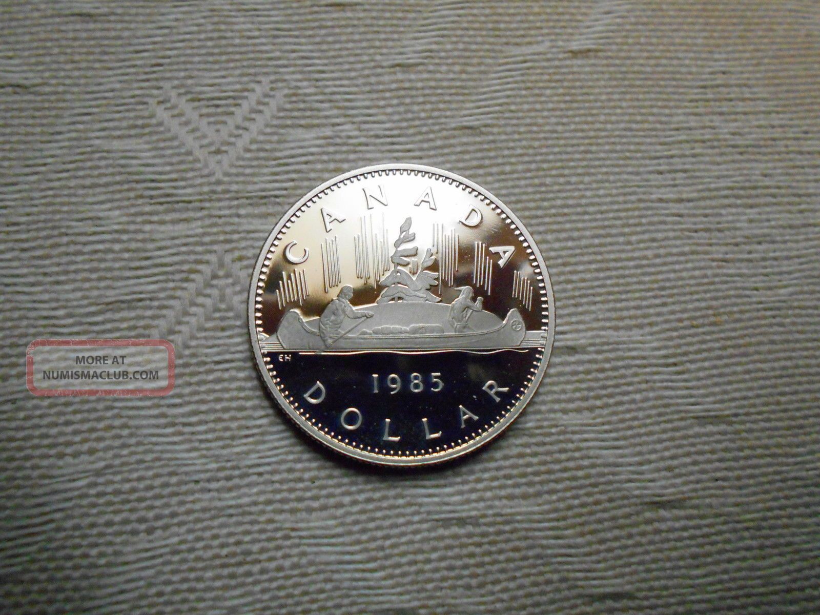 Gem 1985 Frosted Proof Nickel Dollar