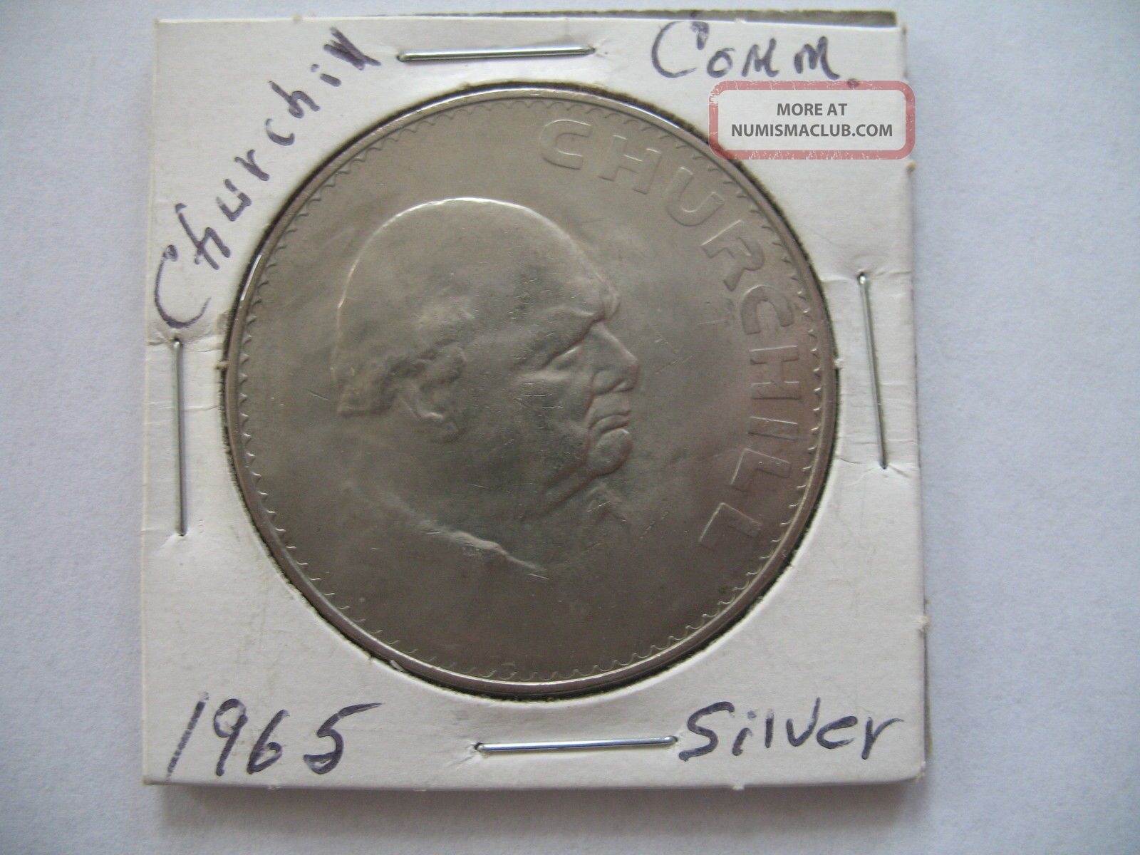 Canada Silver Commemorative Coin 1965 Canada/churchill Ms 63