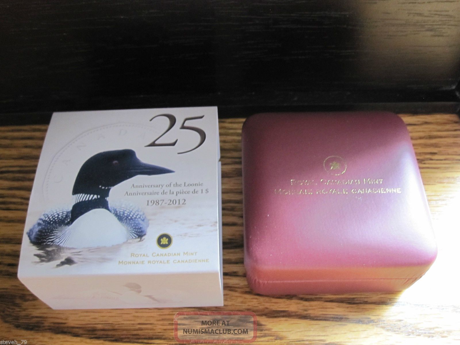2012 25th Anniversary Of The Loon Dollar - Pure Silver Loonie