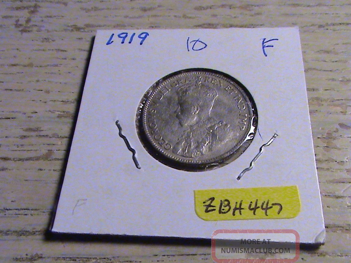 1919 Canadian Silver Quarter - Zbh447