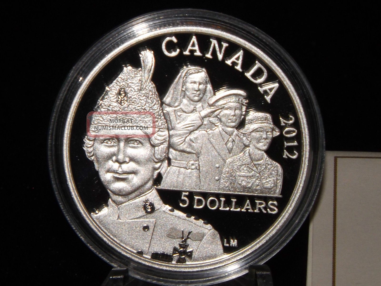 Georgina Pope 2012 Canada Fine Silver $5 Include No Box Worldwide Shipp