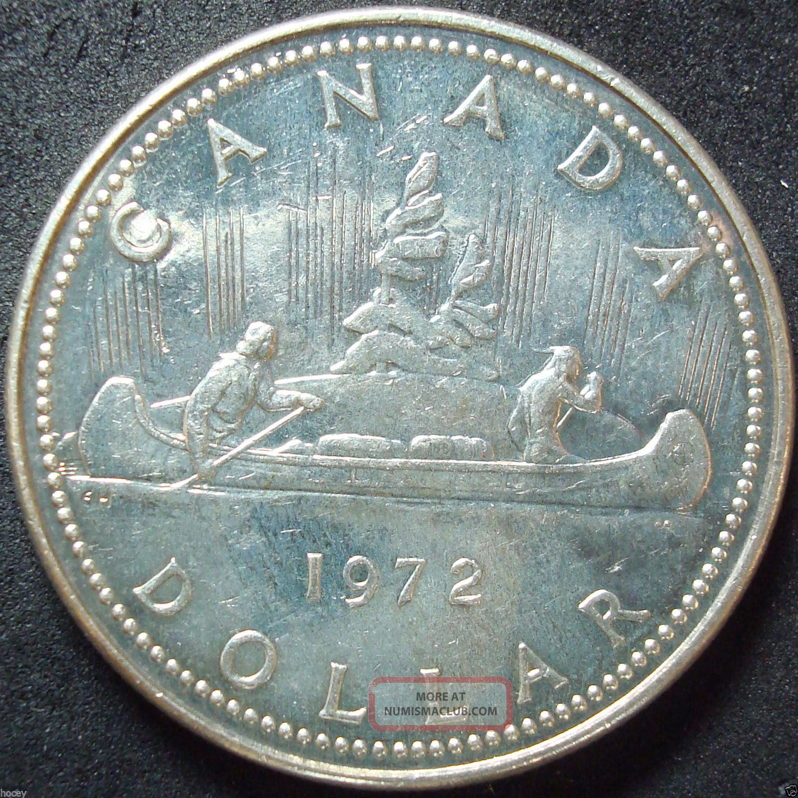 1972 Canada Silver Dollar Coin
