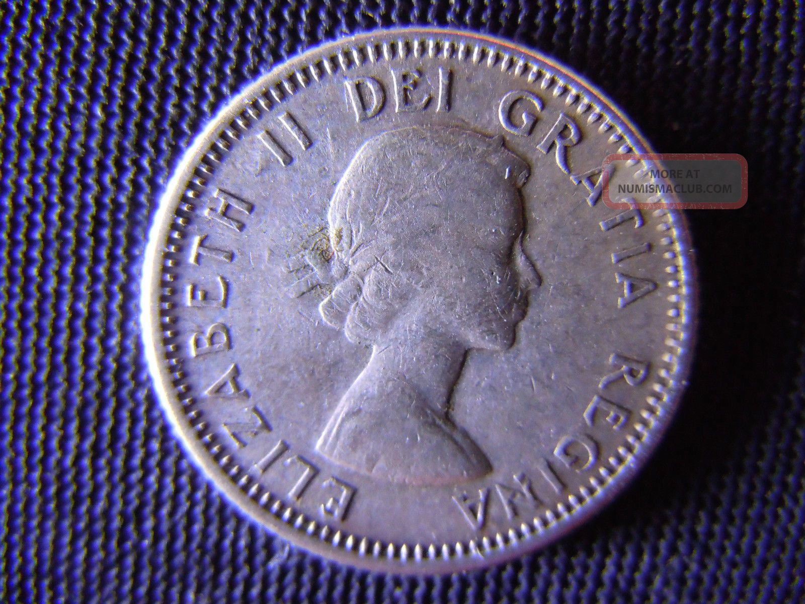 1959 - Canada 10 Cent Coin (silver) - Canadian Dime - World - 22f