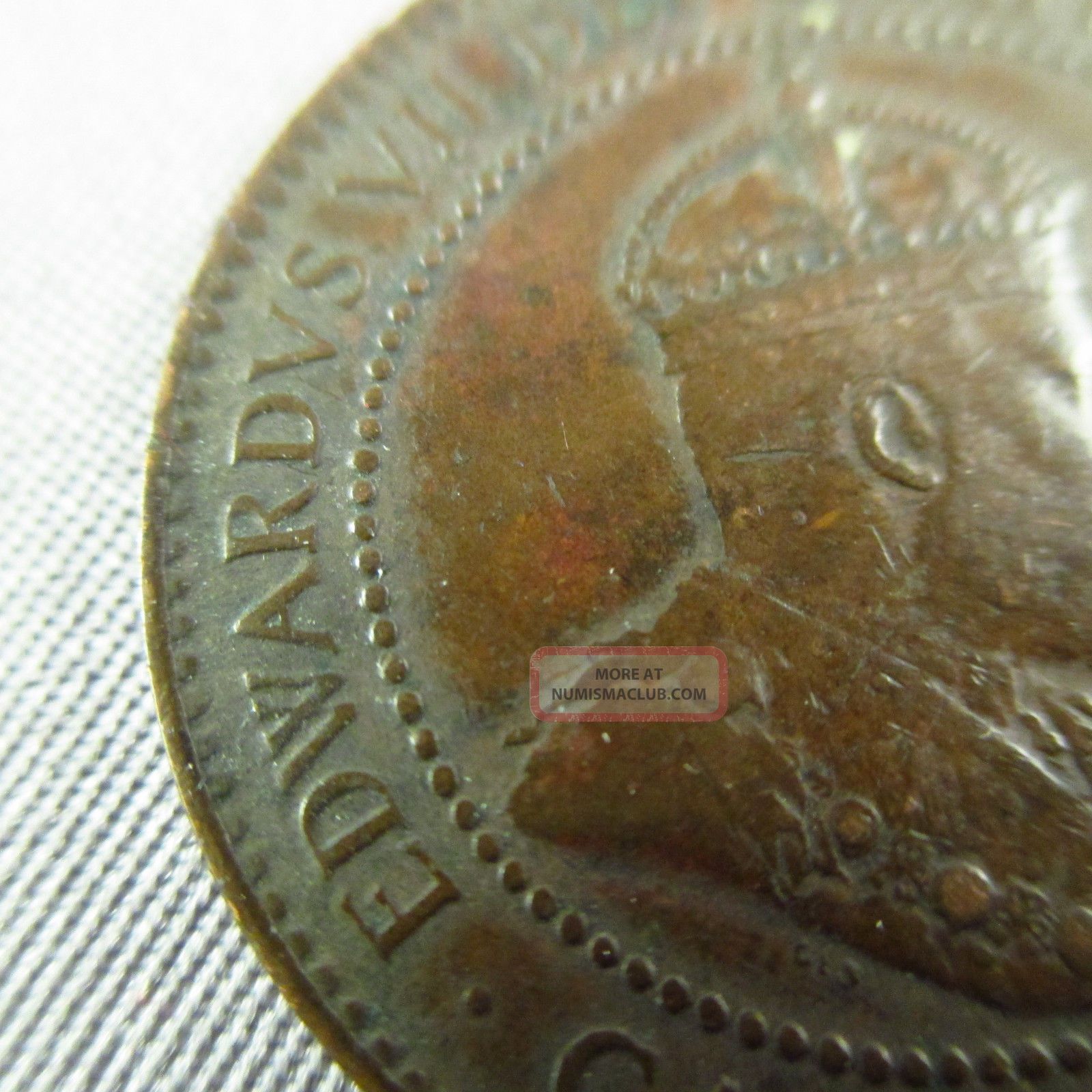 1907 - H Canadian Large (one) Cent Canada King Edward Vii Key Date ...