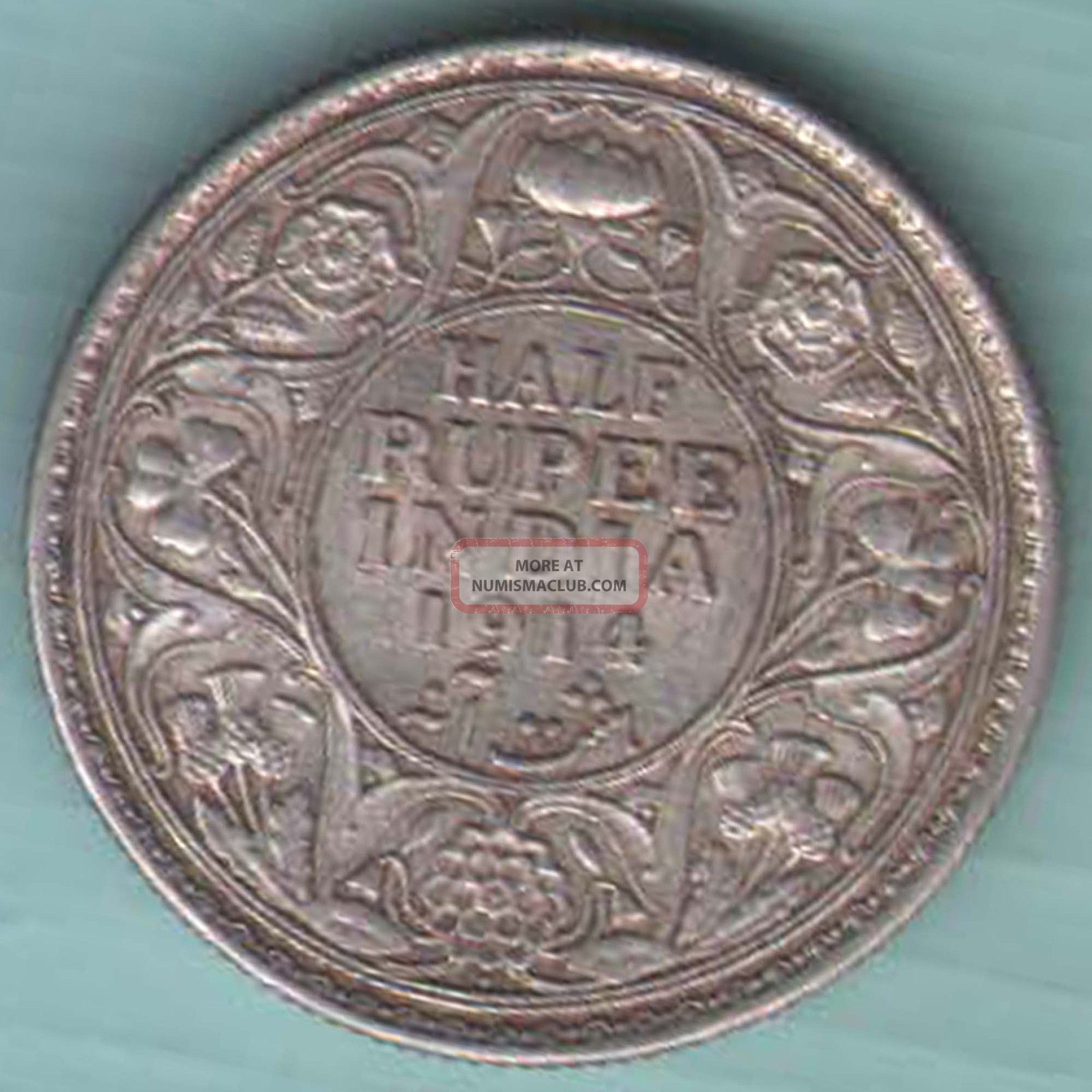 British India - 1945 - Lahore - One Rupee - Kg Vi - Rare Silver Coin - K25