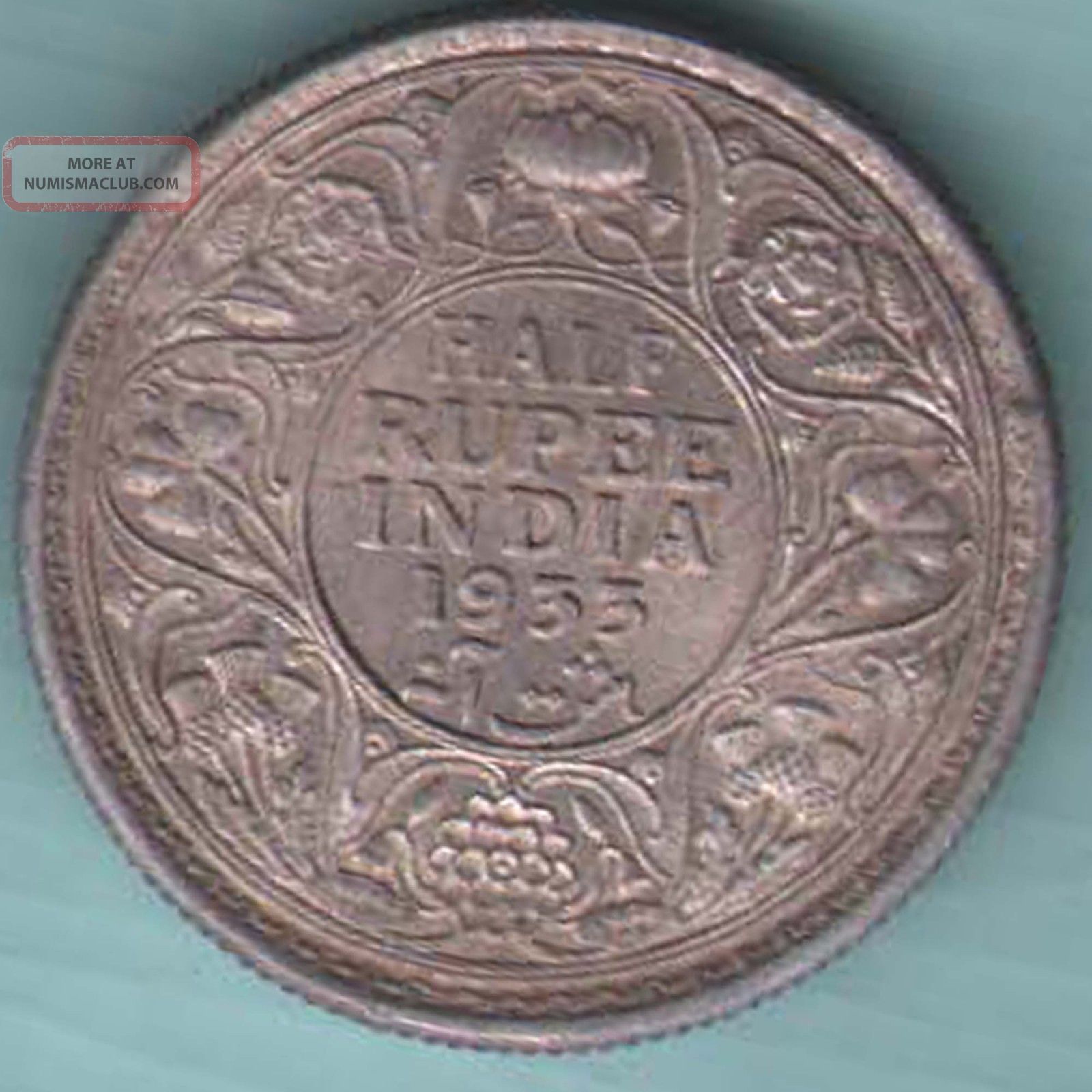 British India - 1945 - Lahore - One Rupee - Kg Vi - Rare Silver Coin - K24