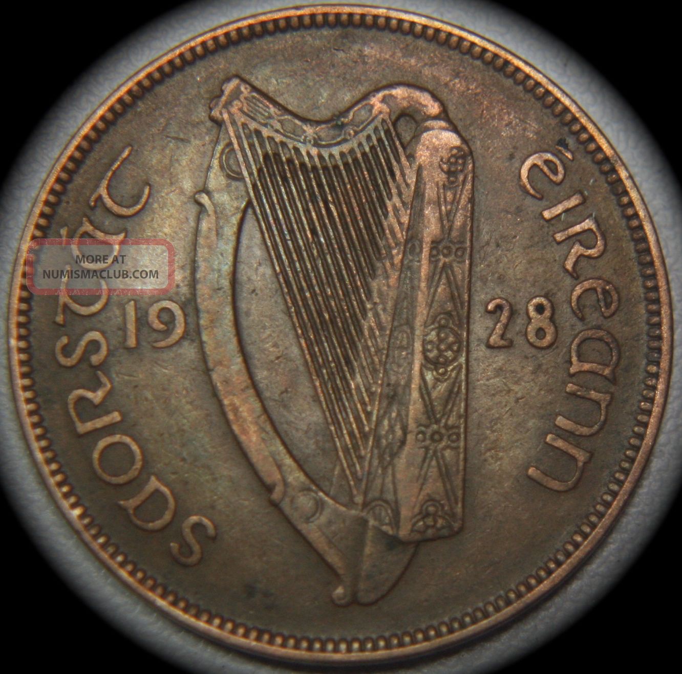1928 One Cent Penny - Ireland