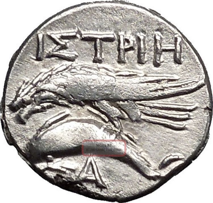 Istros In Thrace Gemini Dioscuri 400bc Ancient Silver Greek Coin Eagle ...