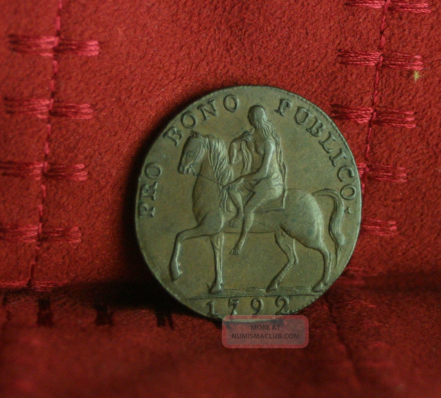Lady Godiva 1792 Coventry 1/2 Penny World Coin Token Great Britain ...