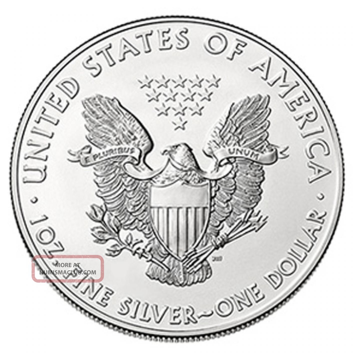 2015 X 1 Silver American Eagle 1 Oz. Coin -. 999 Fine Silver American ...