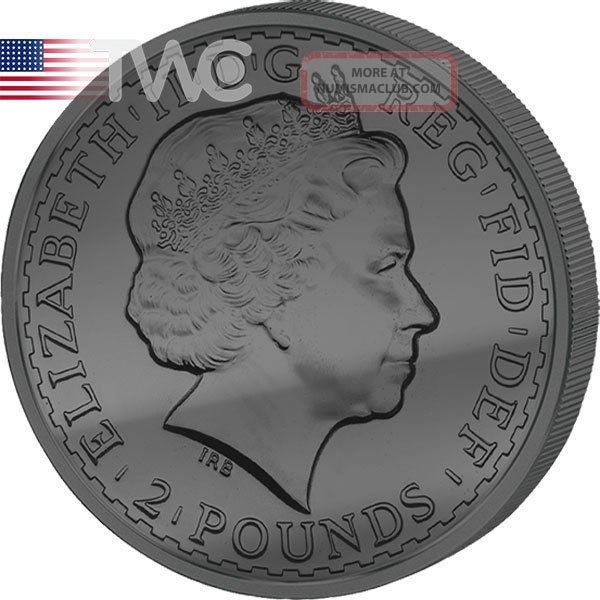 United Kingdom 2015 2 Pounds Golden Enigma Edition 2015 Britannia Bu ...