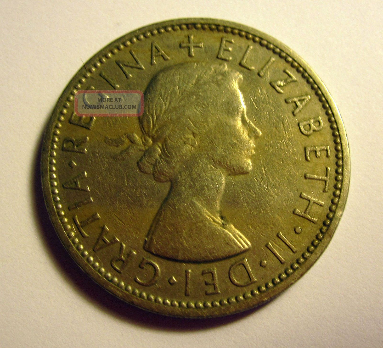 1961 Queen Elizabeth Ii - Florin/ Two Shillings Coin