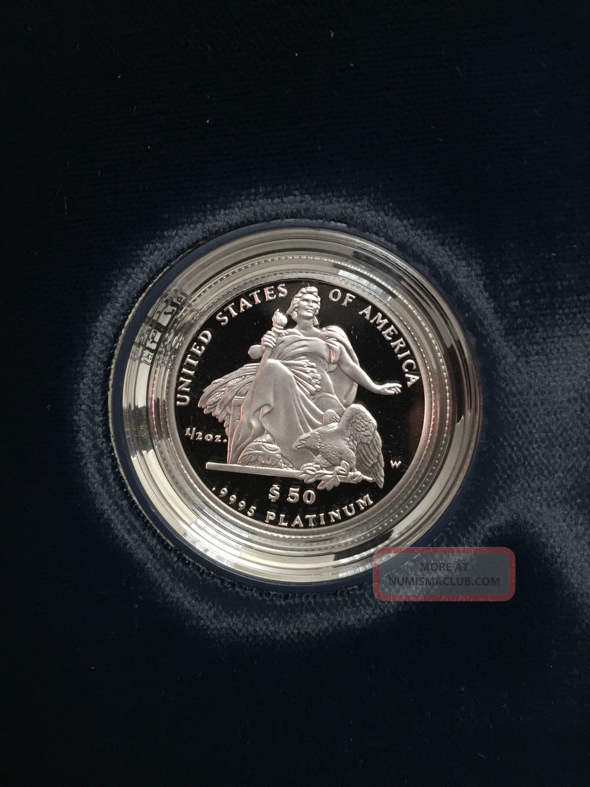 2004 American Platinum Eagle Proof (1/2 Oz) $50