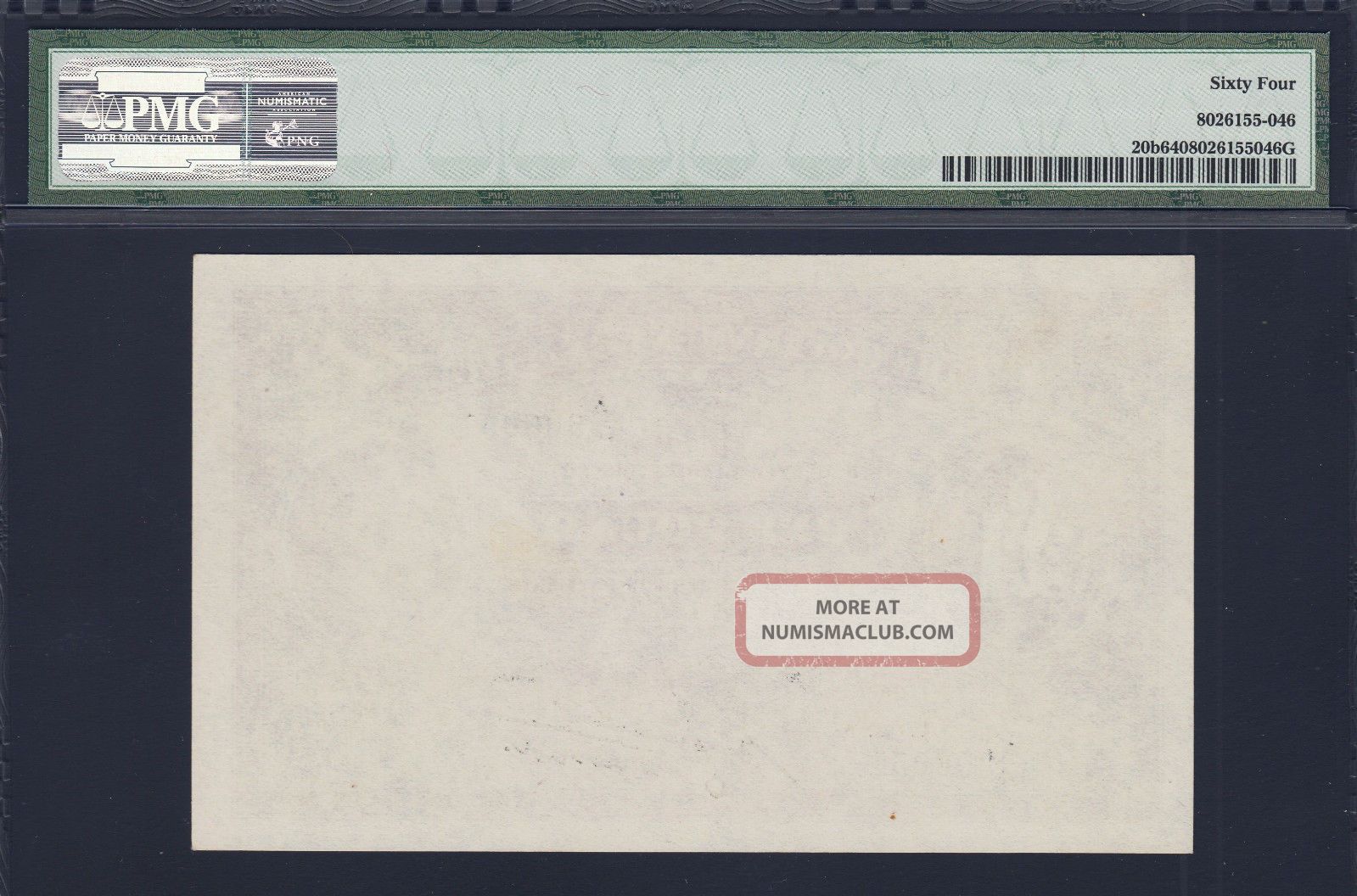 Malta Uniface One Pound Nd (1940) Kg - Vi Pick - 20b Ch Unc Pmg 64