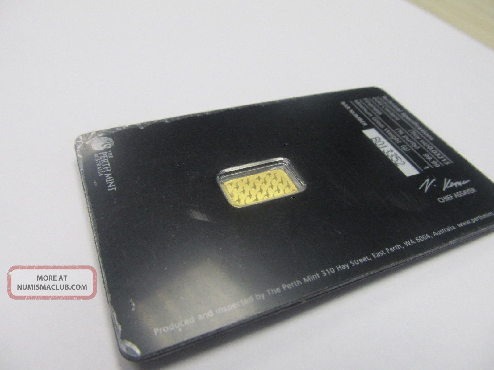 Perth 1 Gram 24 Karat Gold Bar Awesome Bar
