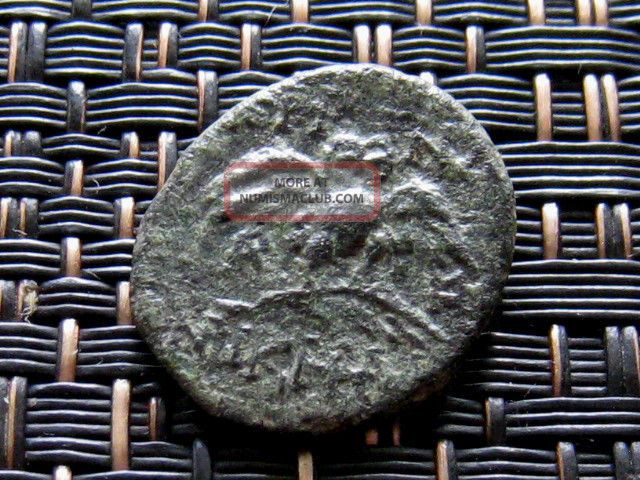 Pergamon, Mysia 200 - 133 Bc " Athena & Owl " Ancient Greek Bronze Coin