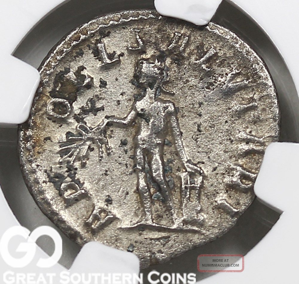 Roman Empire Double Denarius, Treb Gallus, Ad 251 - 253, Colosseum ...