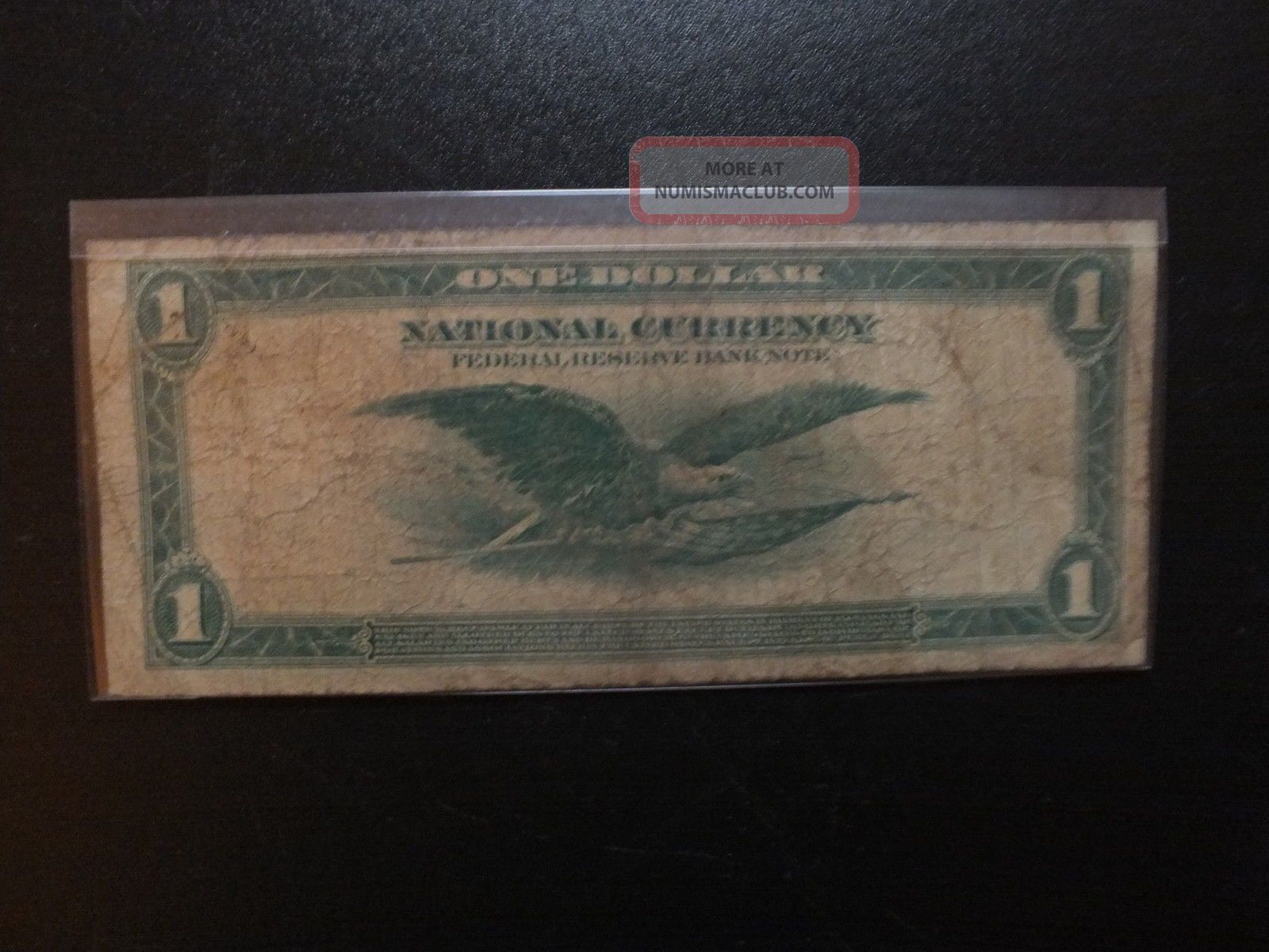 Series Of 1918 $1 Frb Of Dallas National Currency