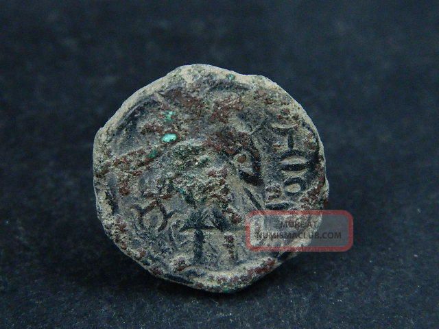 Ancient Copper Coin Gandharan/gandhara 200 Ad S6163