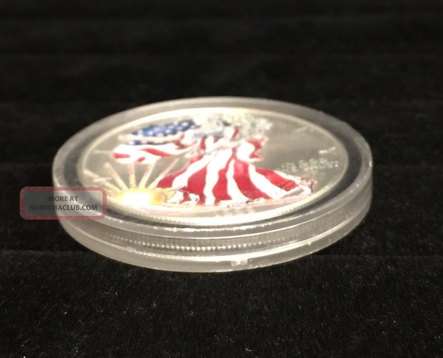 Painted Colorized American Eagle Silver Dollar 1 Oz Walking Liberty ...