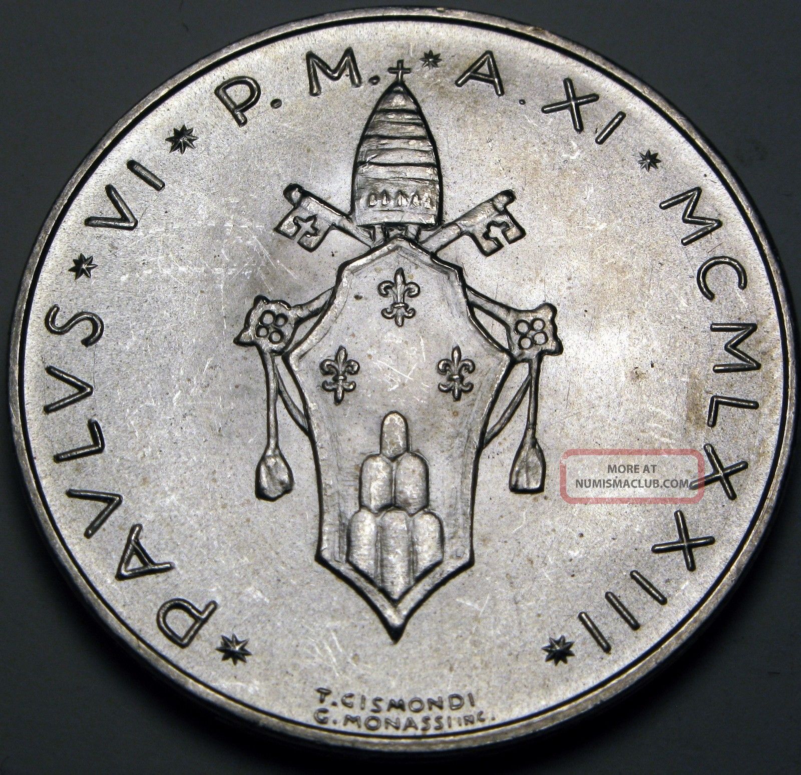 Vatican 500 Lire 1973/xi - Silver - Paul Vi. - Unc - 2088 猫