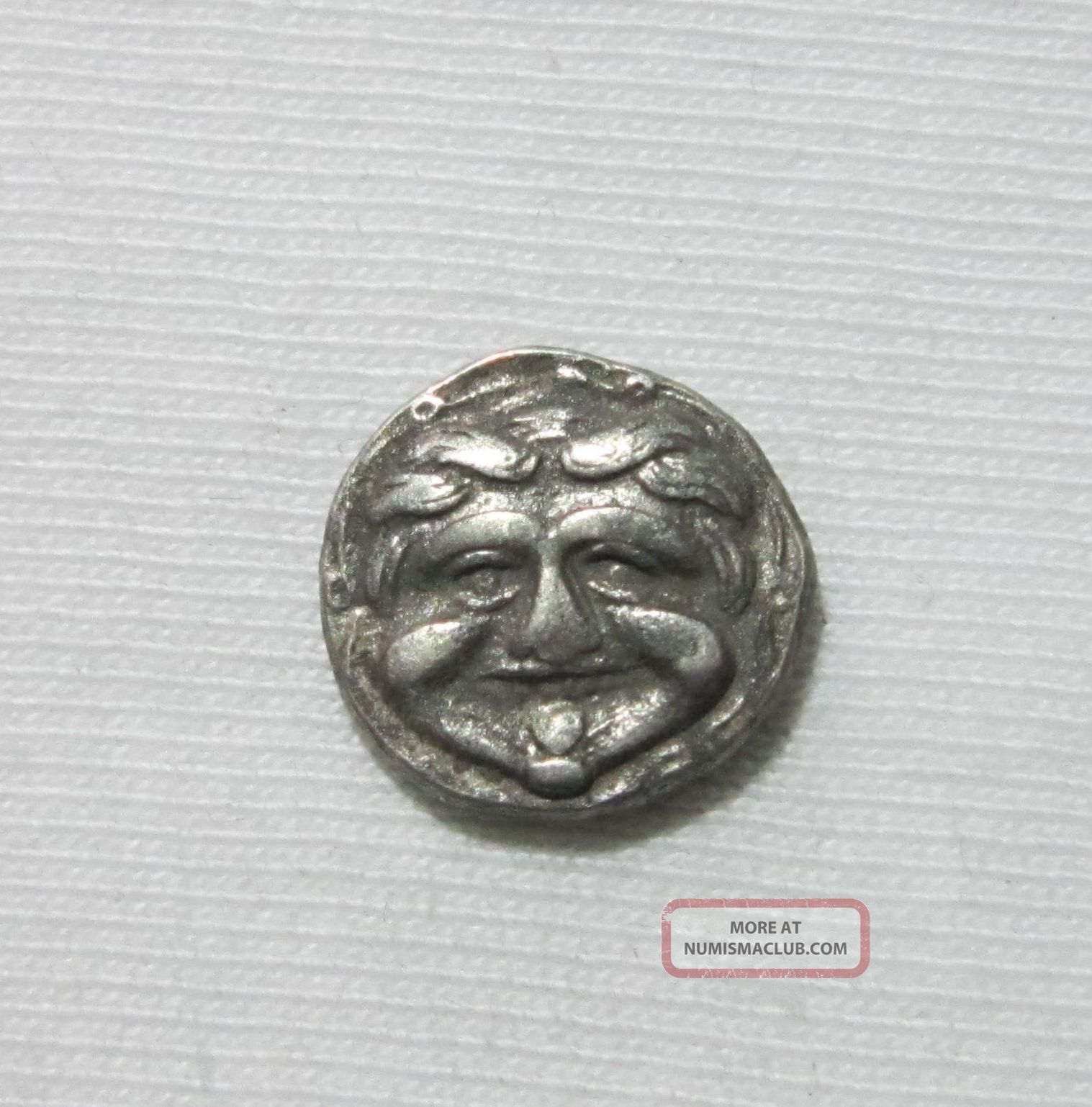 Mysia, Parion. Silver Hemidrachm, 350 - 300 Bc. Bull/ Gorgoneion.